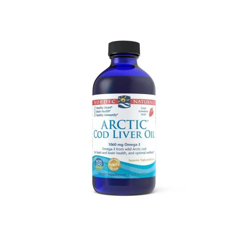 Nordic Naturals Arctic Cod Liver Oil, Strawberry - 237 ml – Medpak