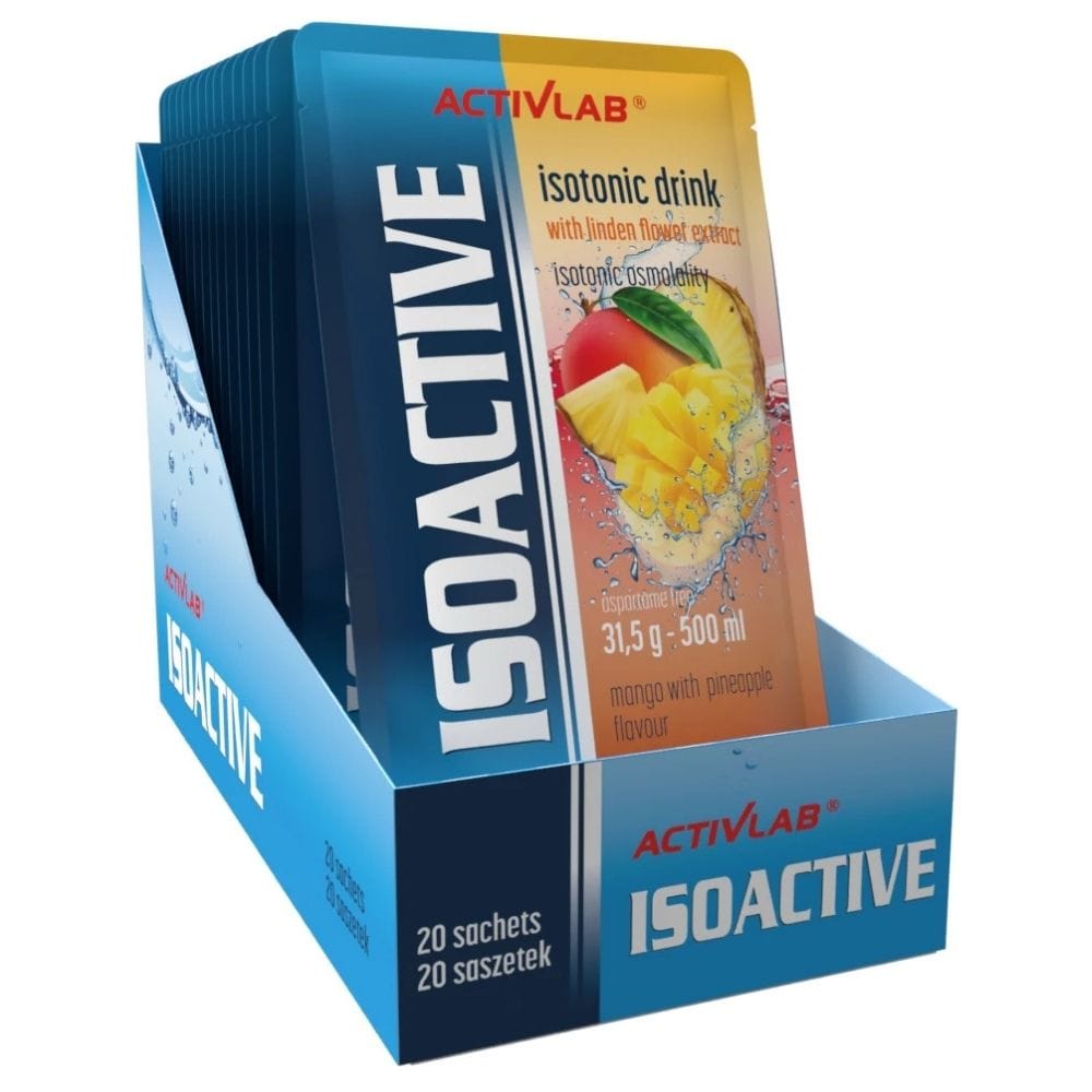 Activlab Isoactive Isotonic with Lime, Mango-Pineapple - 20 Sachets ...