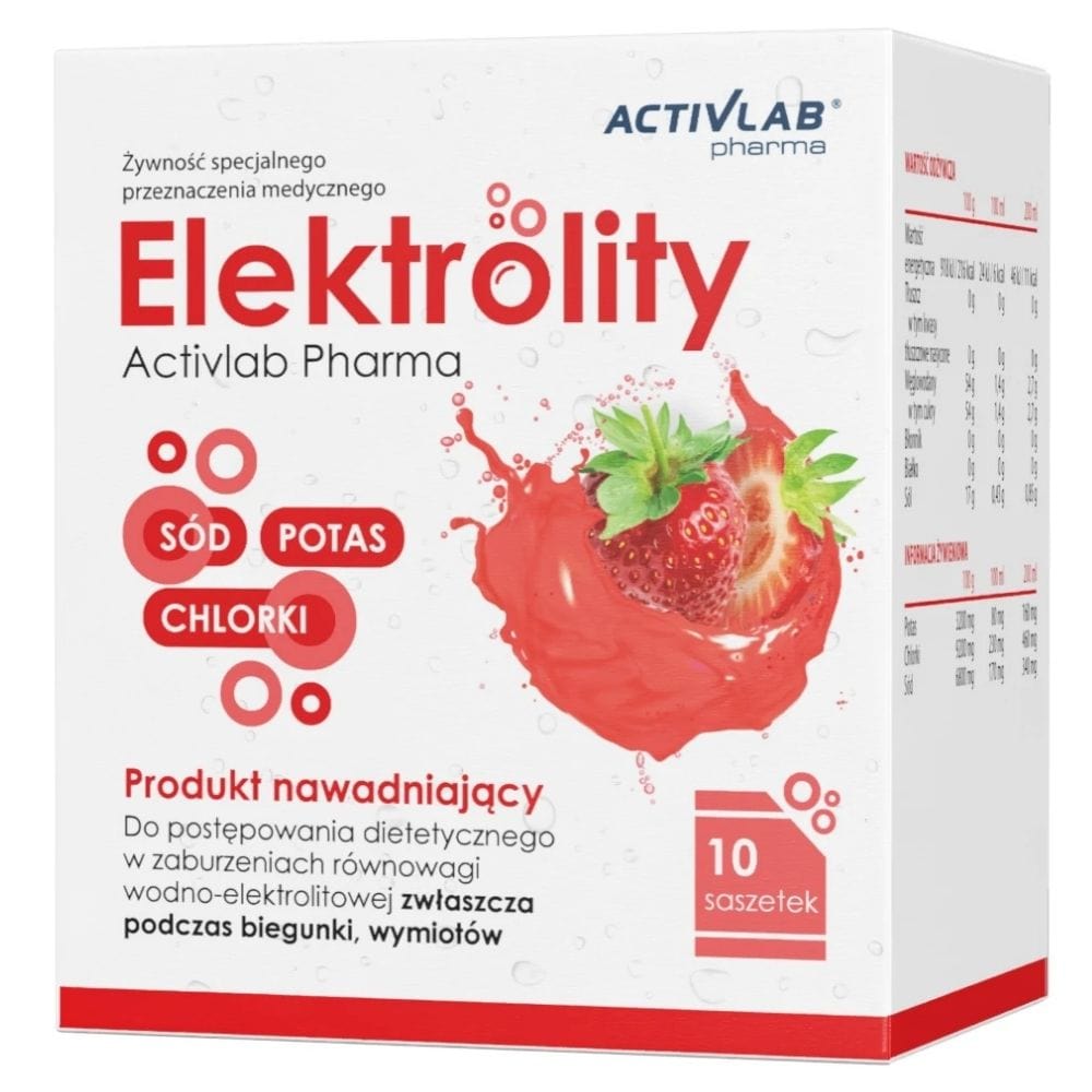 Activlab Pharma Electrolytes, Strawberry - 10 Sachets – Medpak