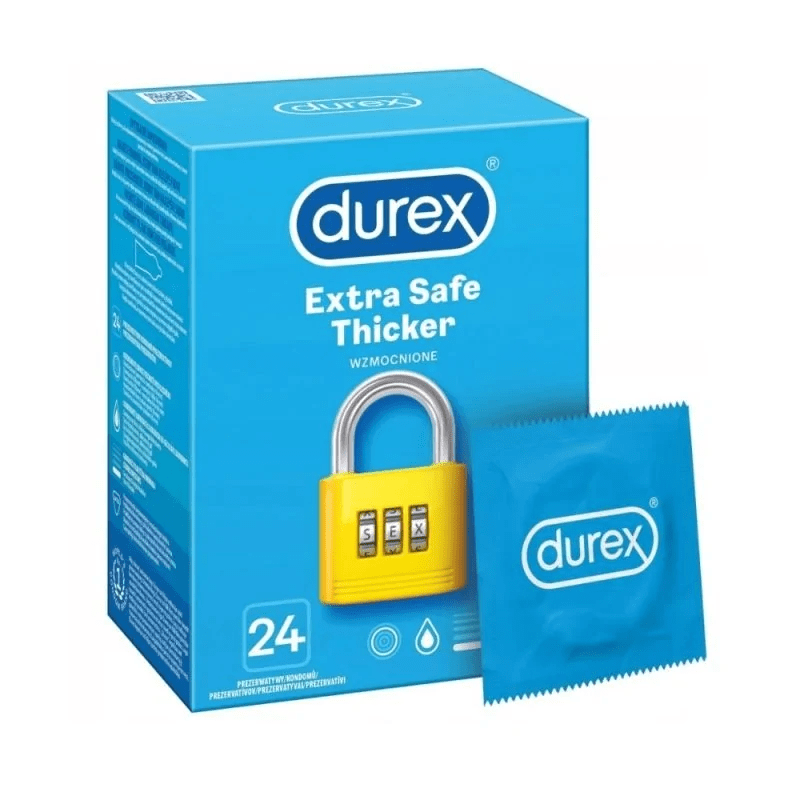 Durex Extra Safe Thicker Condoms - 24 pieces – Medpak