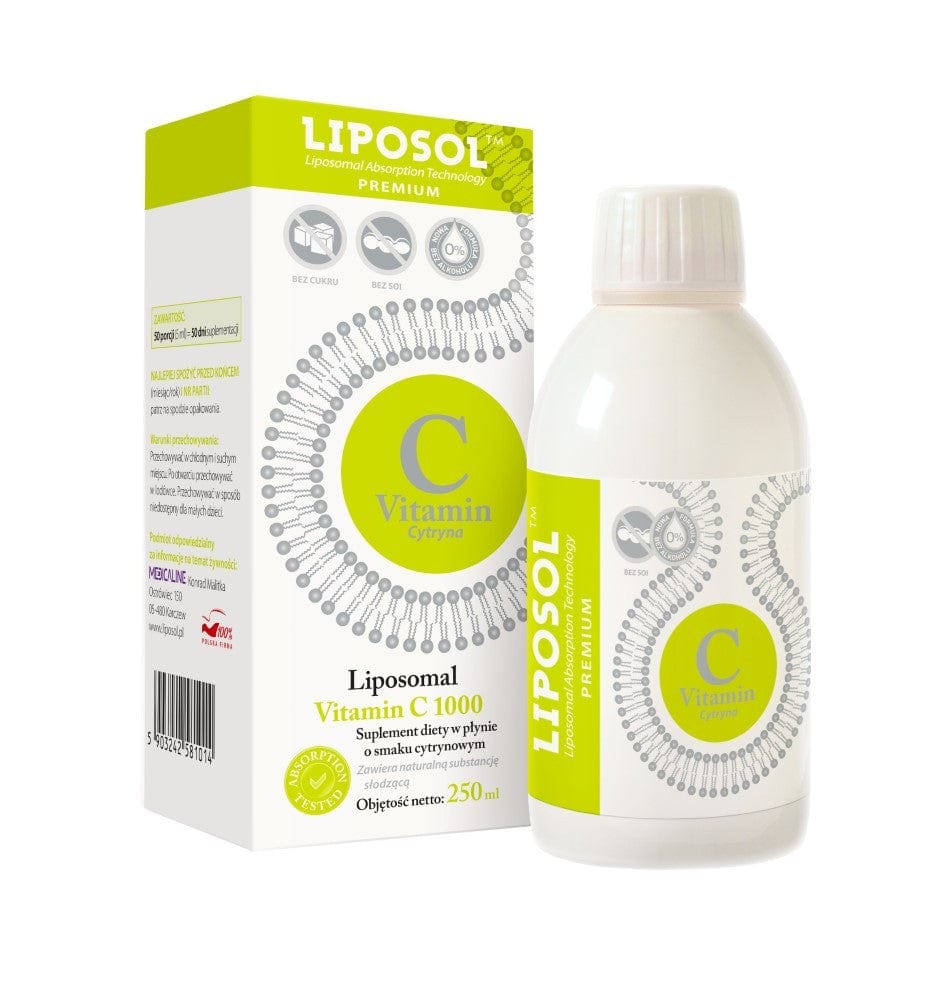 Liposomal Vitamin C 1000 (Buffered), Lemon - 250 ml – Medpak