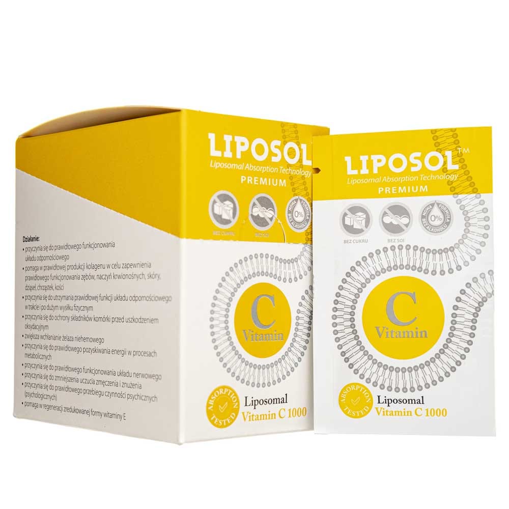 Aliness Liposol ™ Liposomal vitamin C 1000 mg 40 Sachets – Medpak