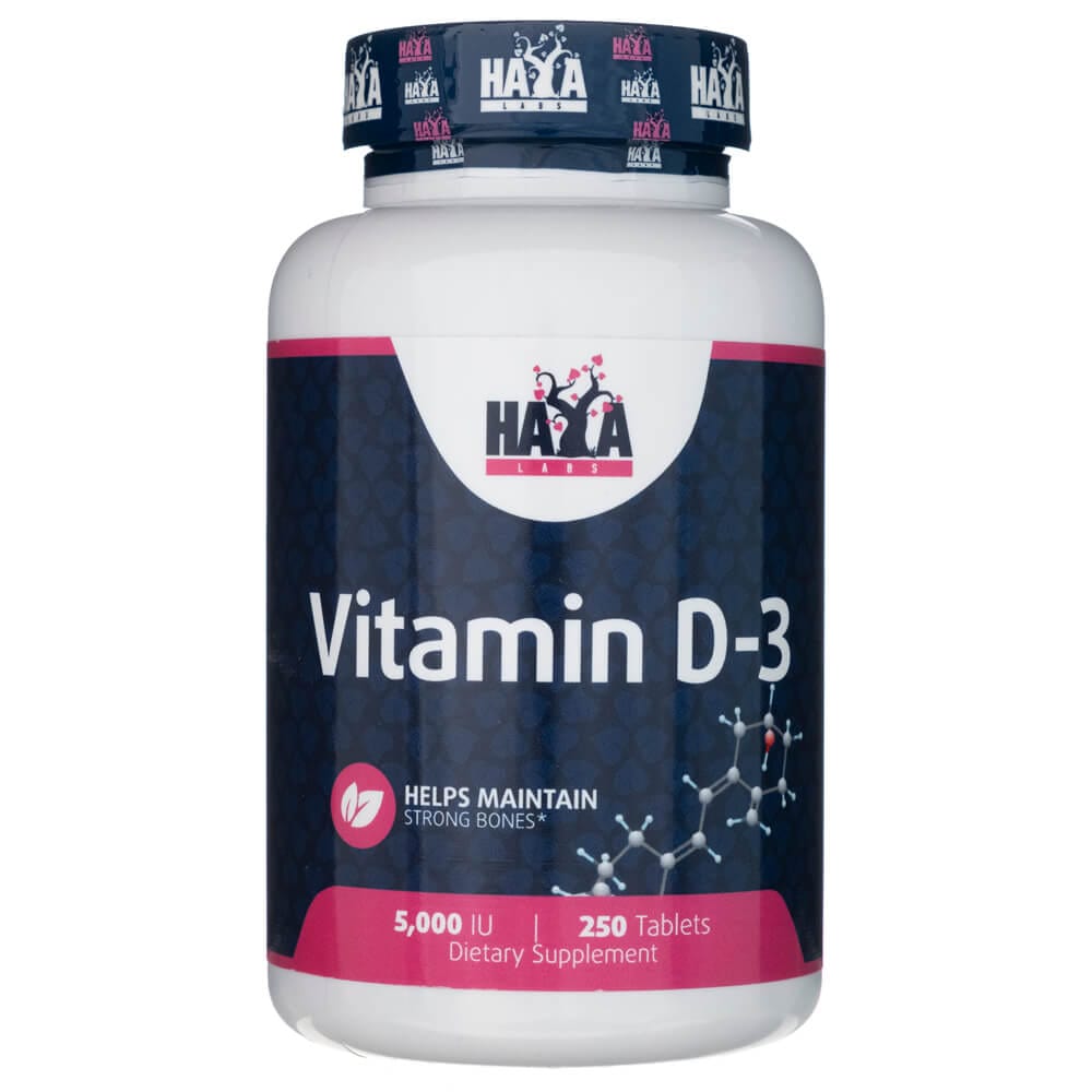 Haya Labs Vitamin D3 5000 IU - 250 Tablets – Medpak