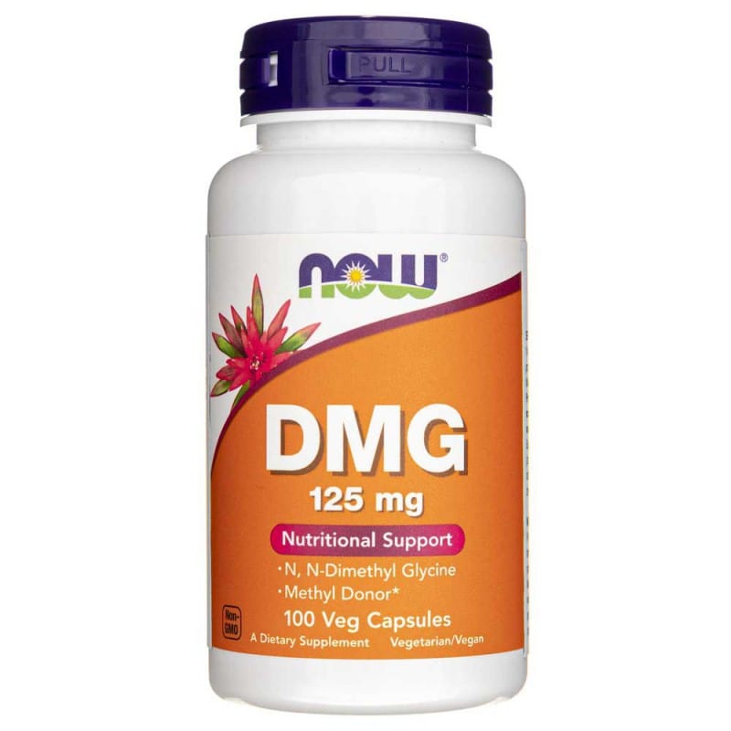 Now Foods DMG 125 mg 100 Veg Capsules | Medpak Shop