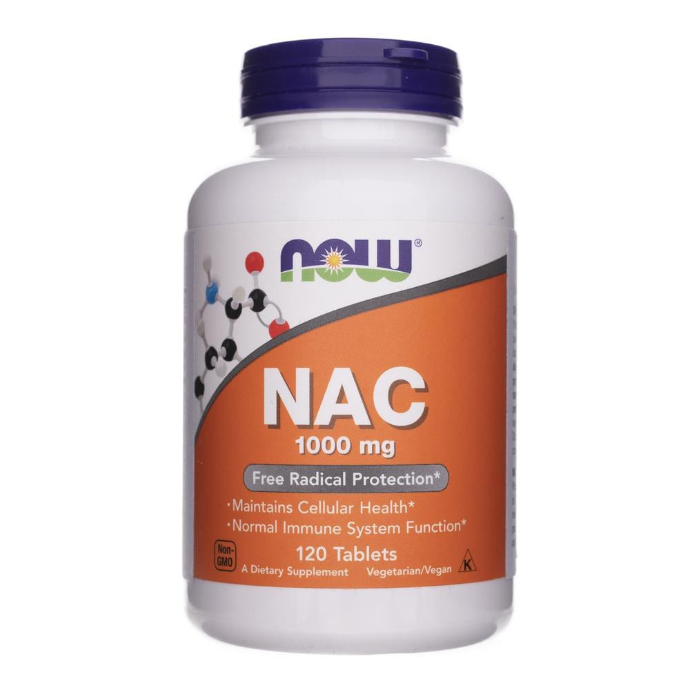 Now Foods NAC N-Acetyl Cysteine 1000 mg 120 Tablets – Medpak